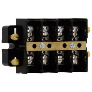 Bussmann (Eaton) KUXSC6-WPT Panel Mount Terminal Block Connector, 600 V ...