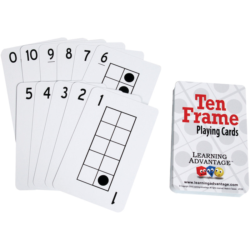 Learning Advantage® Ten Frame Playing Cards - Knowledge Tree