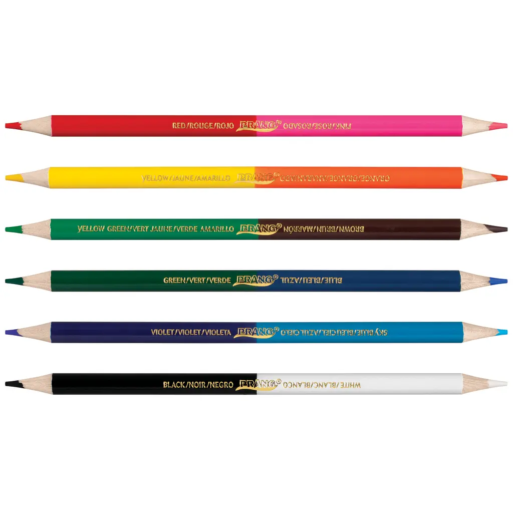 Prang Duo-Colored Pencils, 24 Assorted Colors, 12 Count - Prang