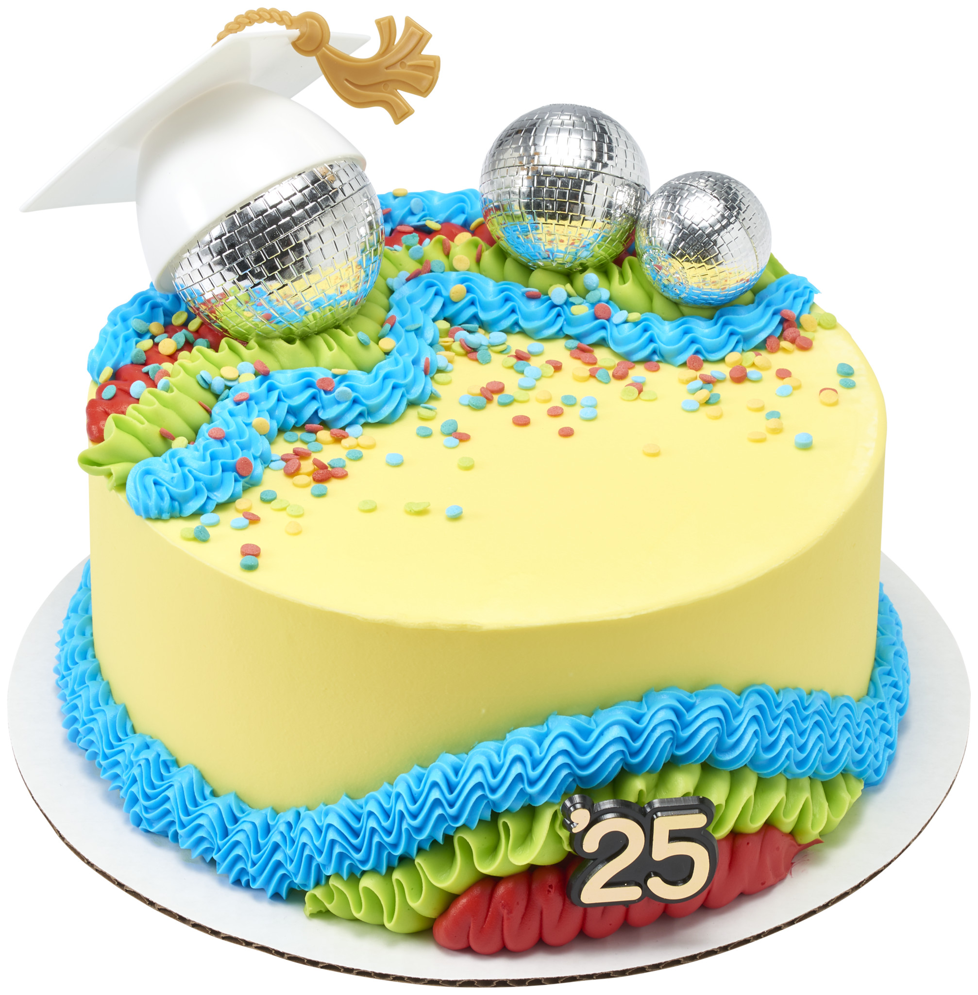 White Grad Cap With Tassel | DecoPac