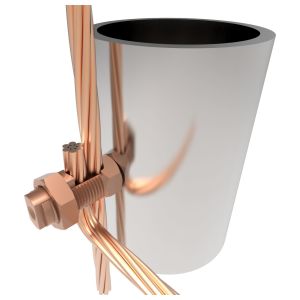 Burndy K2C20 SERVIT POST™, Grounding Connector, Bronze Alloy, 4 To 10 ...