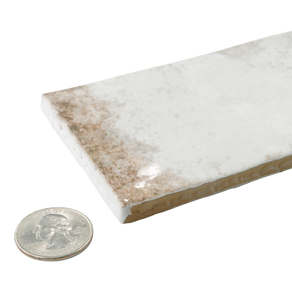 Biarritz Beige 3 in. x 12 in. Ceramic Wall Tile | Merola Tile