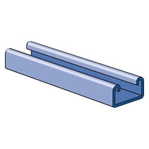 Unistrut P7000 10PL Unistrut Gauge Metal Framing Channel Strut, 19 In ...