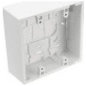 Leviton 42777-2WA Surface-Mount Back Box, Dual-Gang, Standard, White ...