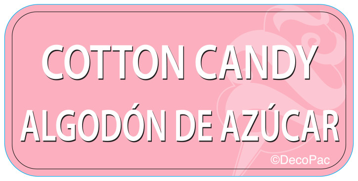 Cotton Candy Label | DecoPac