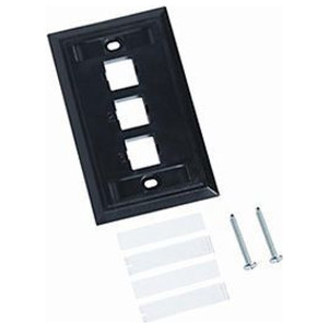 CommScope Systimax 108168527 L Type 3-Port Flush Mounted Faceplate ...