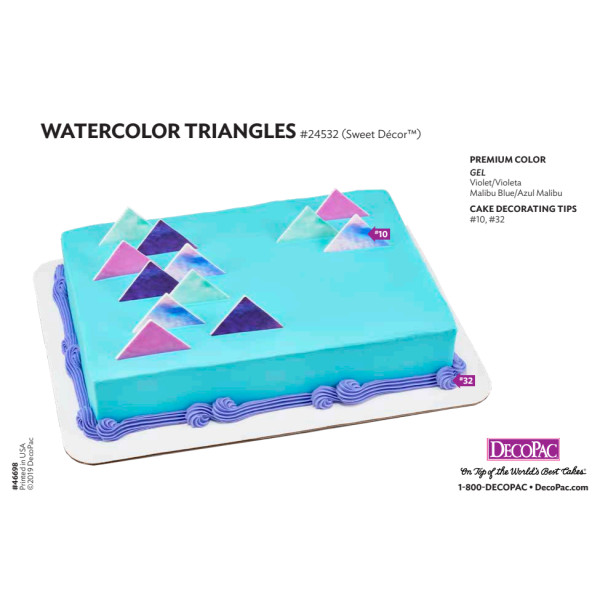 Watercolor Triangles 2ba2e30f 9d90 4cee Ba99 C24f0f2e831b | DecoPac
