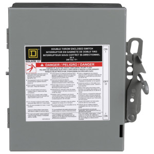 Square D (Schneider Electric) 92351 Safety Switch, Non-Fusible, Double ...