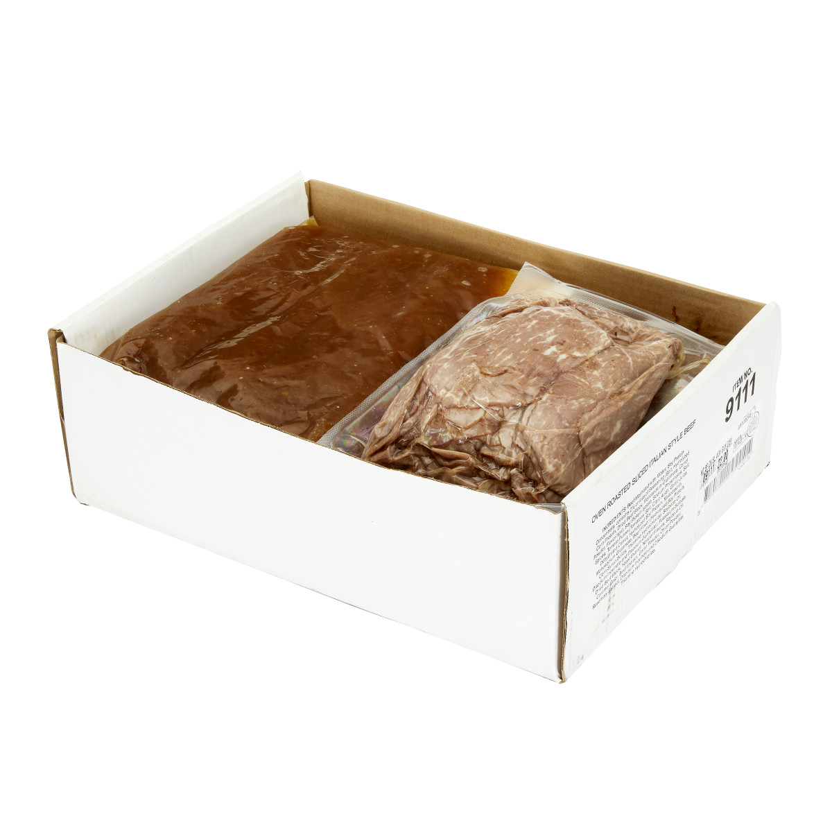 FONTANINI® Oven Roasted Sliced Italian Style Beef & Gravy, Cooked, 2/5 ...