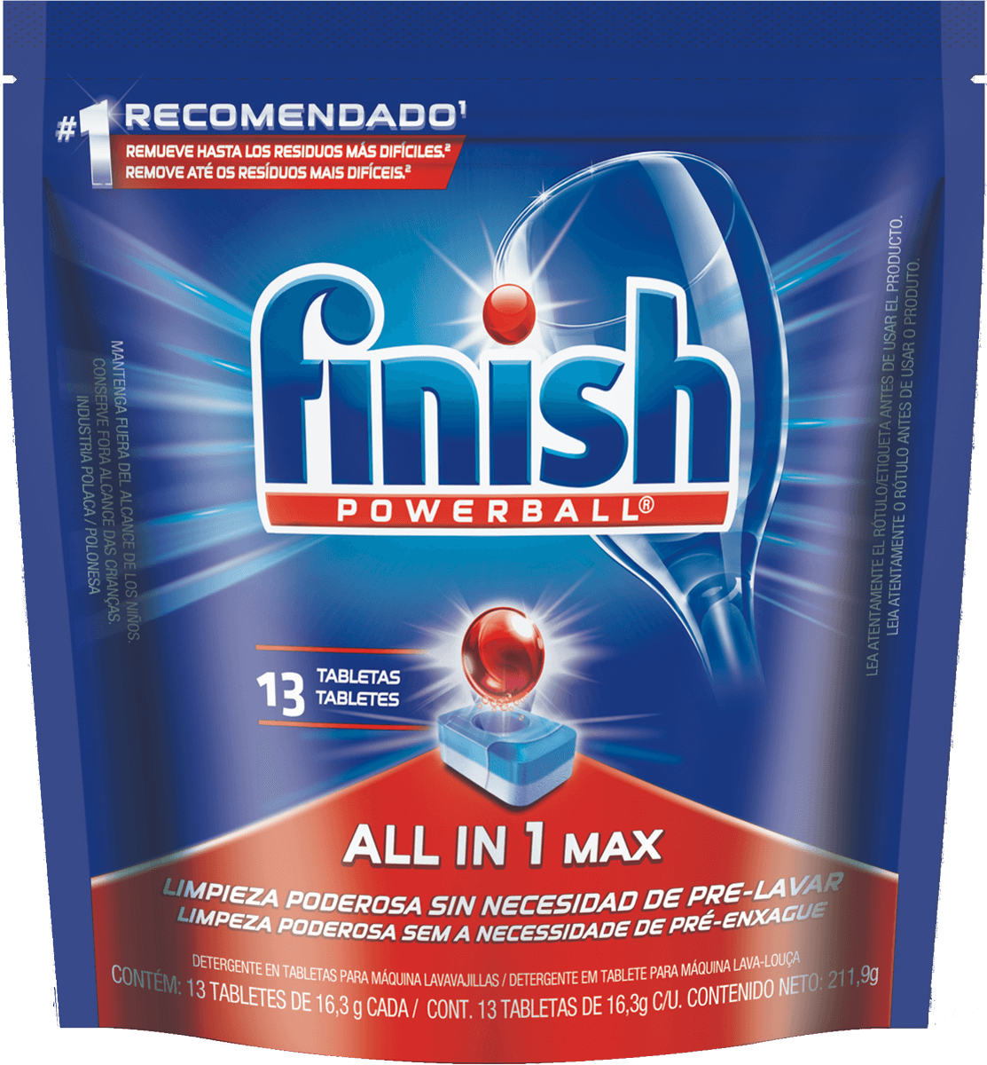 Finish Detergentes en Tabletas All-In-1 Max | Finish® Argentina