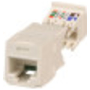 Panduit CJ688TGIW Mini-Com® TX6™ PLUS TG Style UTP Jack Module, Off ...