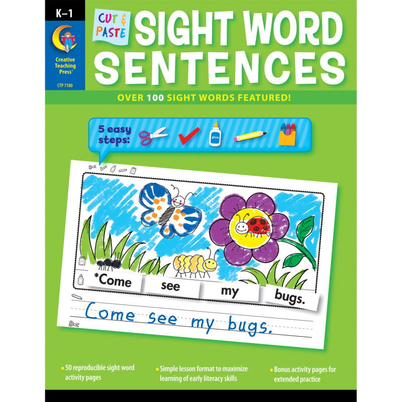 Creative Teaching Press® Cut & Paste Sight Word Sentences - Knowledge Tree
