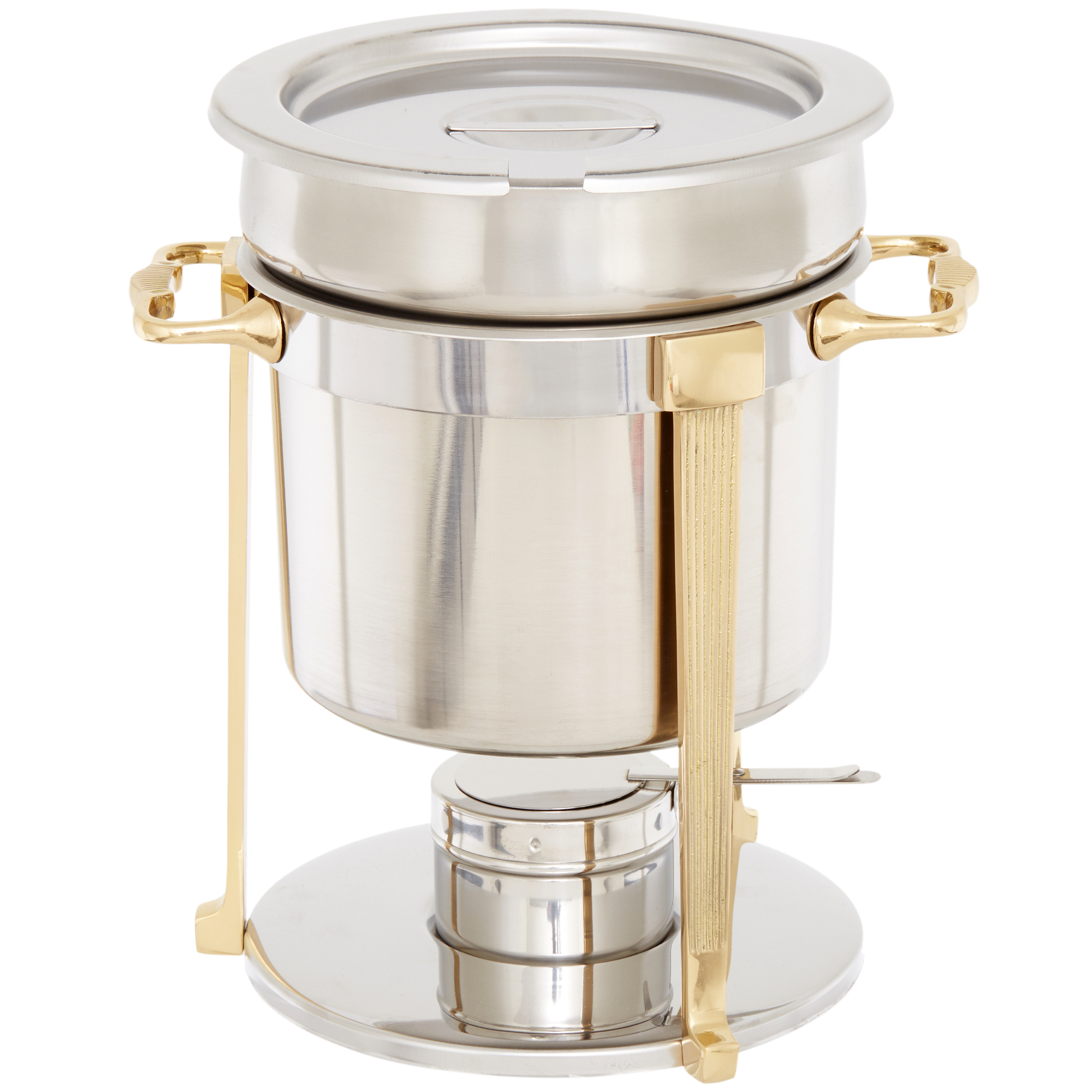 7.25-quart (6.9L) Soup Marmite with Classic Brass Trim - Vollrath ...