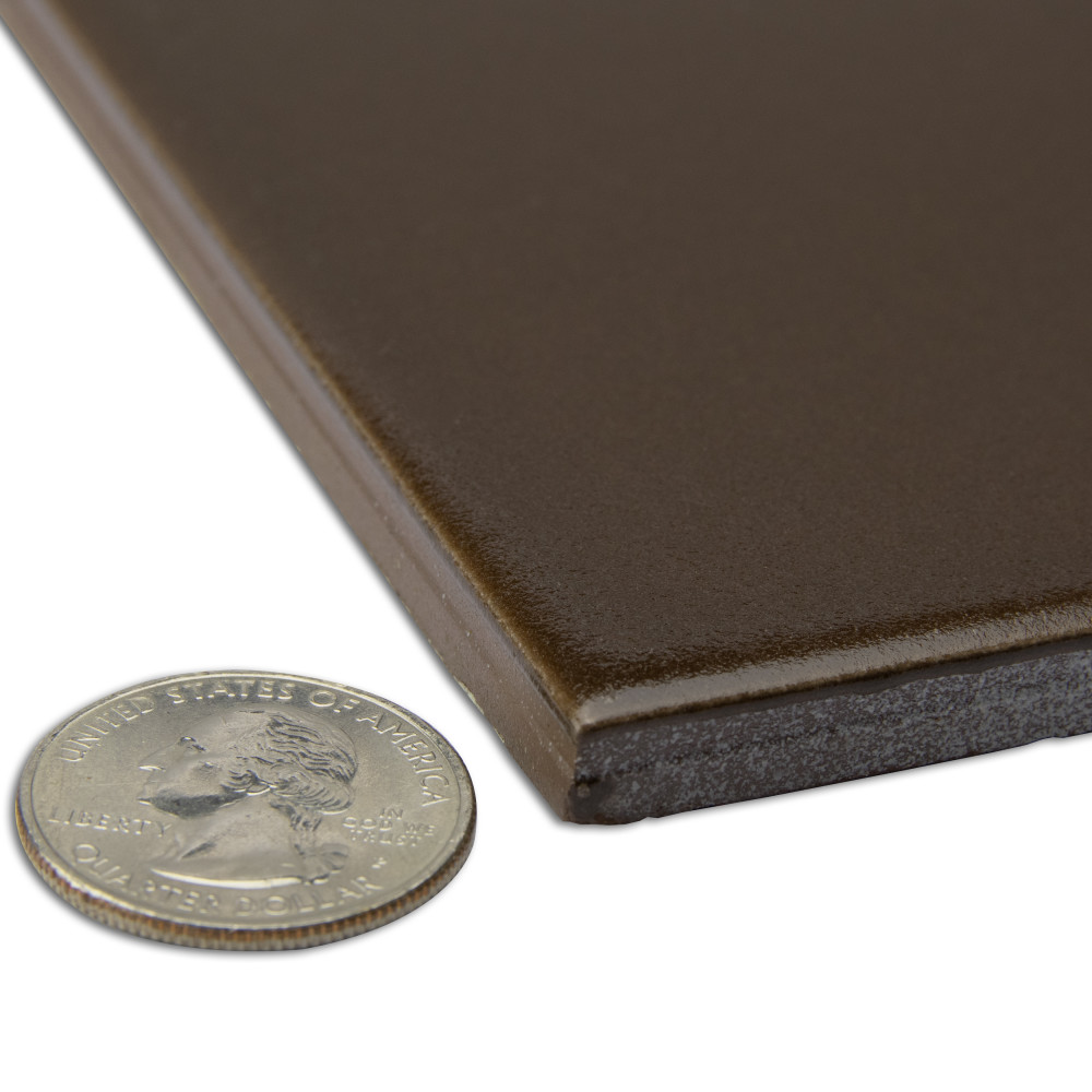 Sample - Monocolor Caoba Ceramic Floor and Wall Tile | Merola Tile