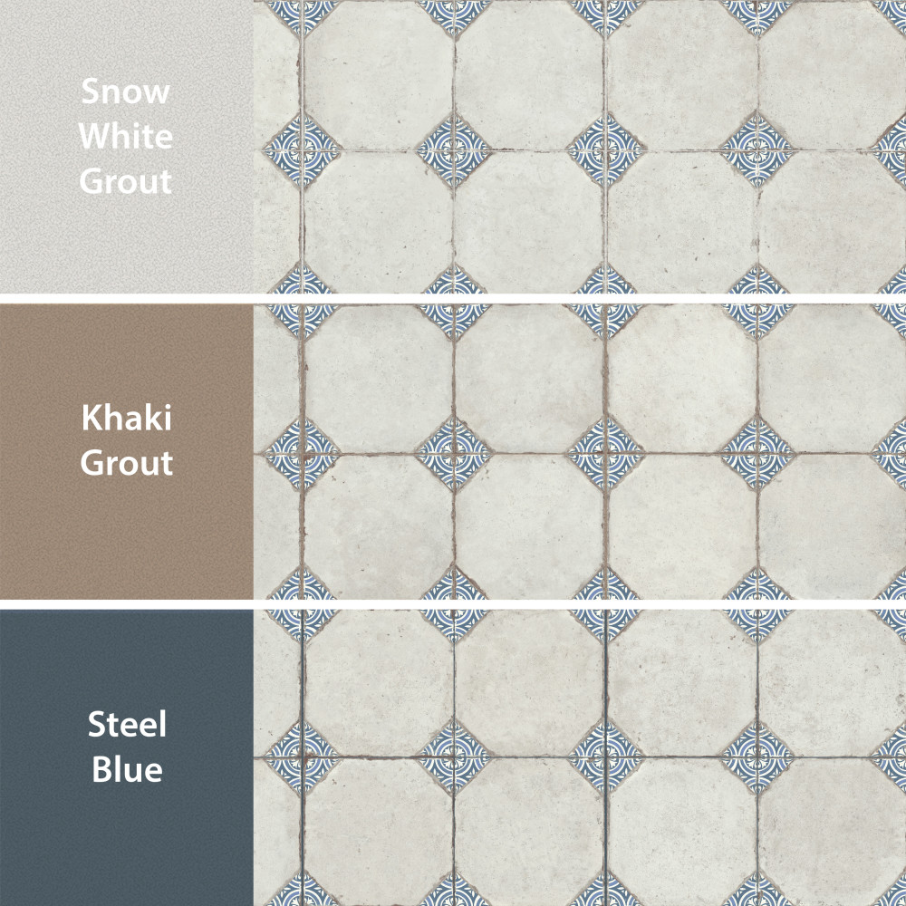 Kings Field Blue 17-3/4 in. x 17-3/4 in. Porcelain Floor and Wall Tile ...