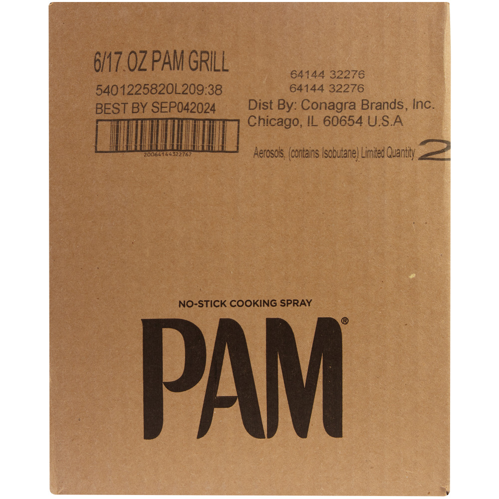 PAM® Grilling Non-Stick Spray 6/17 oz | Conagra Foodservice