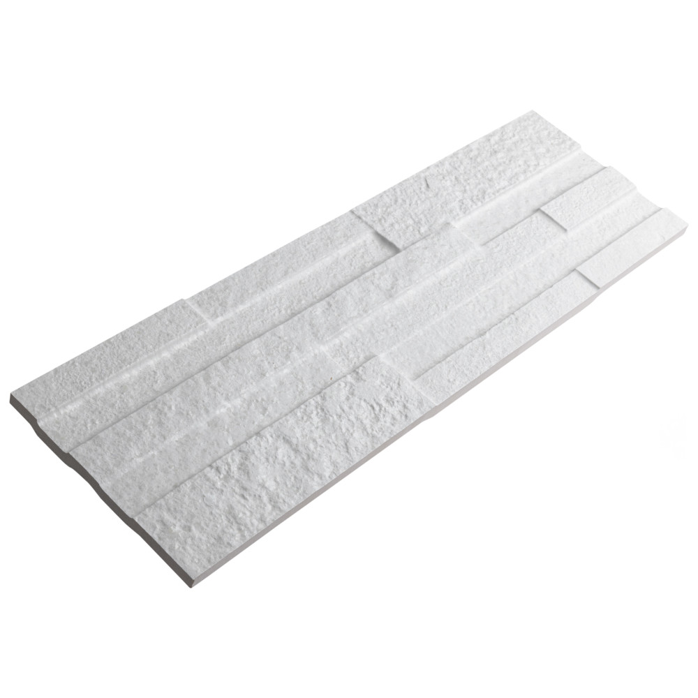 Tikal White 6-1/2 in. x 20-3/8 in. Ceramic Wall Tile | Merola Tile