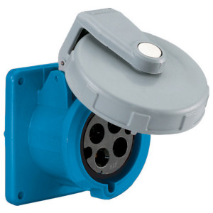 Hubbell Wiring Device - Kellems HBL4100R9W Pin And Sleeve Receptacle ...