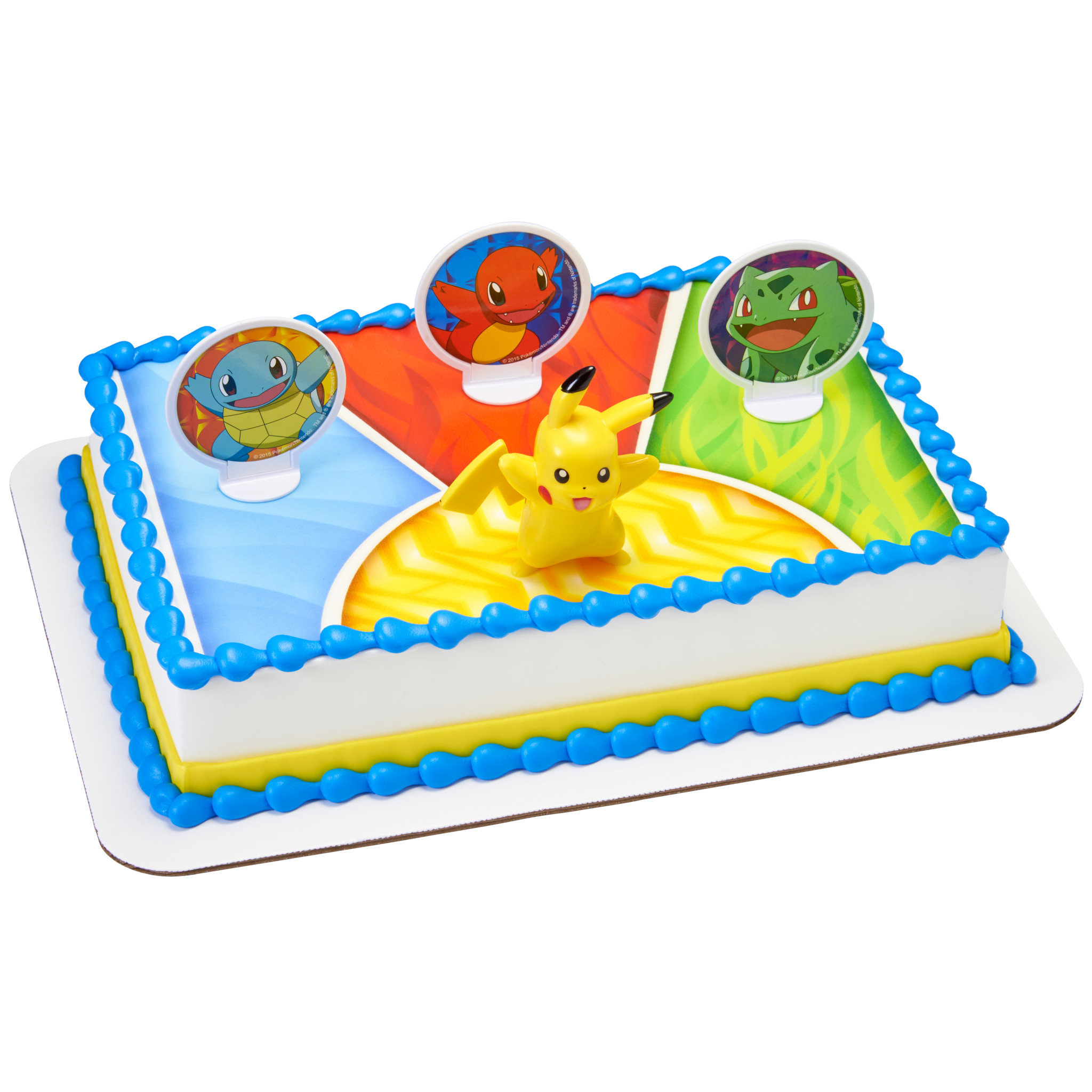 Pokemon Lightup Pikachu Photocake Decoset Background | DecoPac