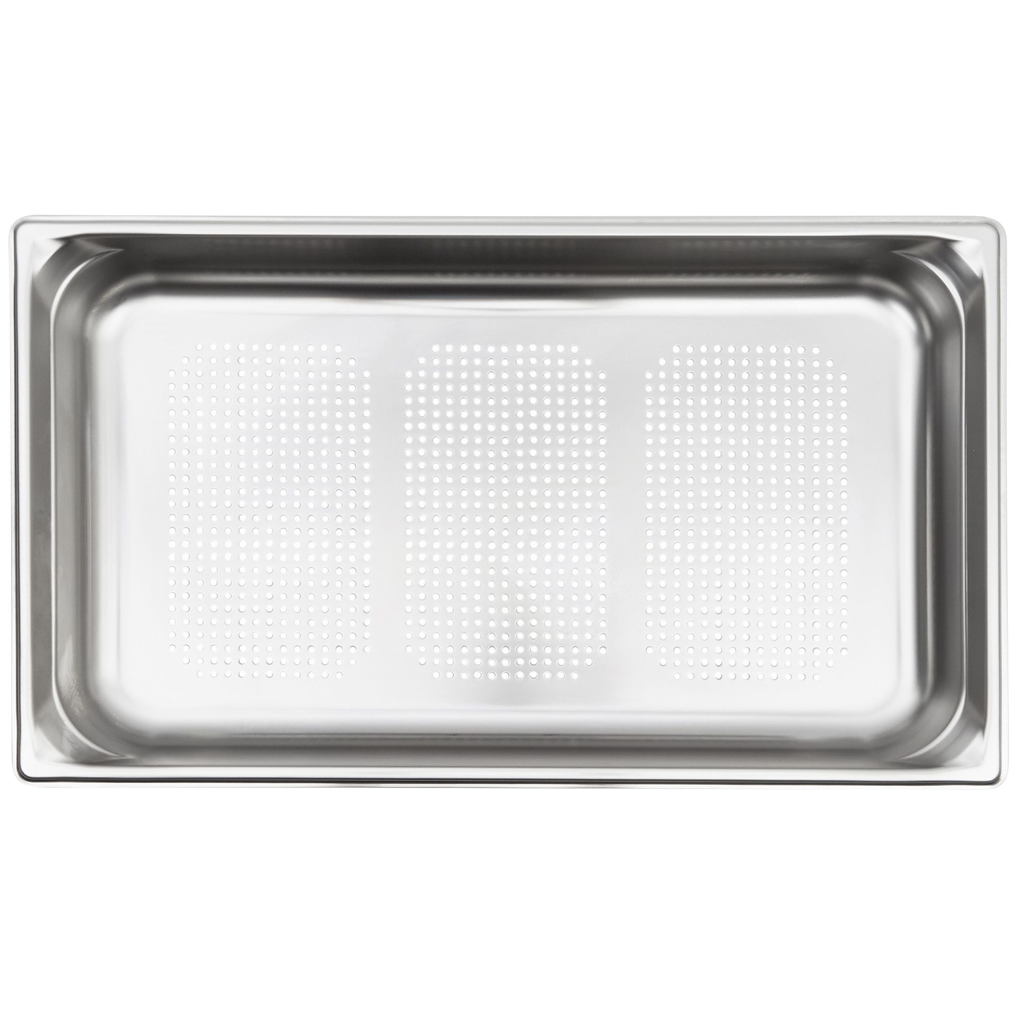 Full-size 2-inch-deep Super Pan 3® stainless steel perforated steam ...