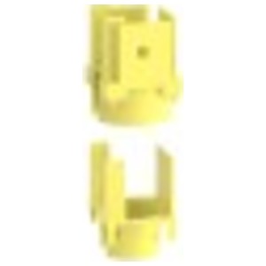 Panduit FIDT2X2LYL FiberRunner® 1-Port Spillout, 2x2, Yellow | Graybar ...