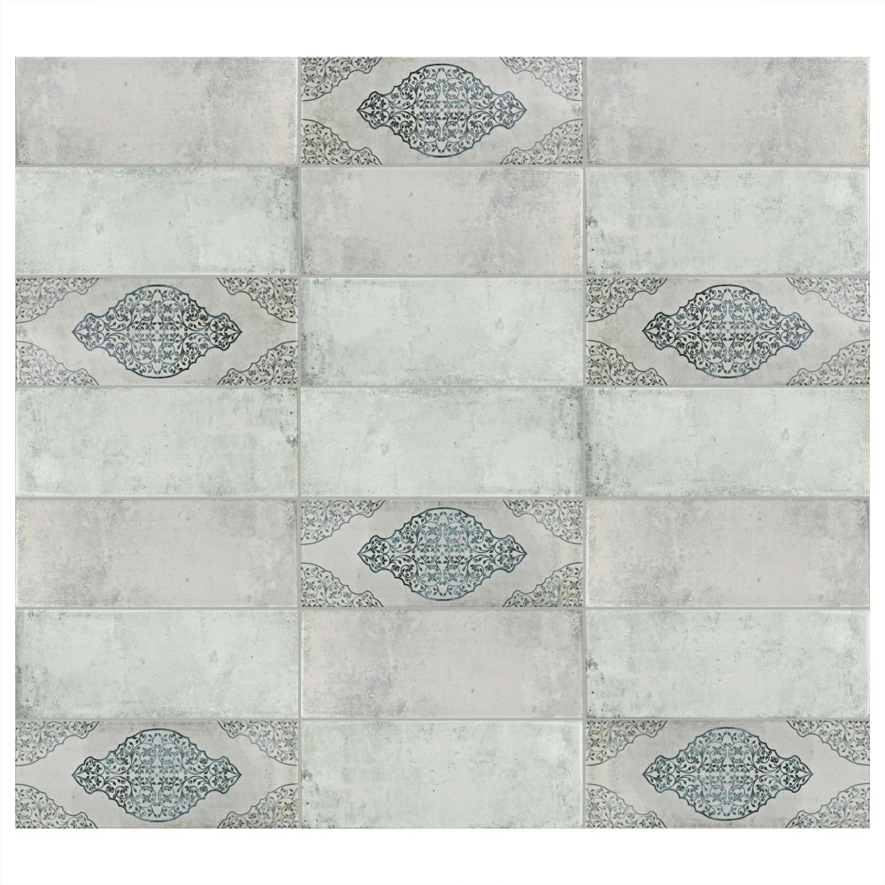 Forever White 5-7/8 in. x 15-3/4 in. Ceramic Wall Tile | Merola Tile