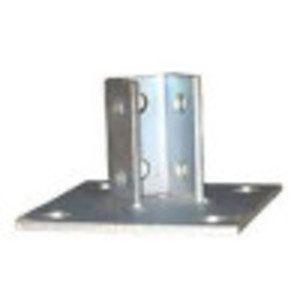 Unistrut P2072A HG Hot-Dip Galvanized Steel Strut Offset Post Base ...