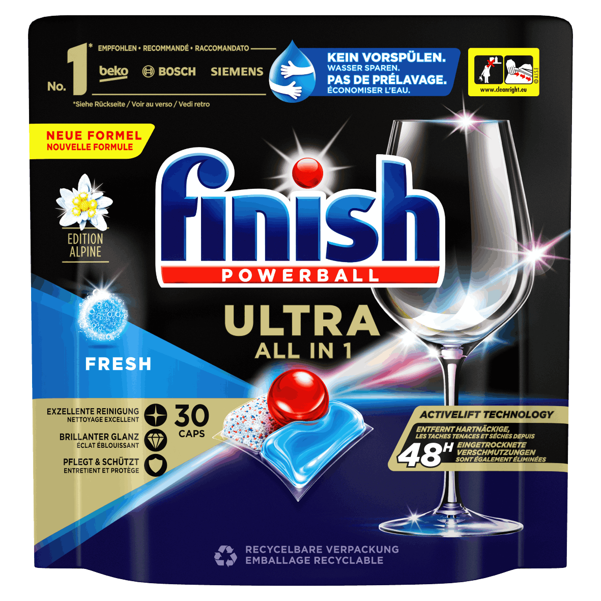 Finish Ultra All in 1 Spülmaschinentabs | Finish Schweiz