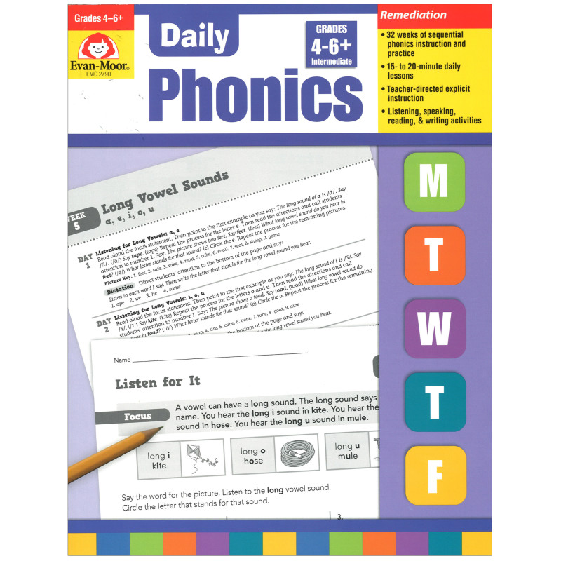 Evan-Moor Educational Publishers Daily Phonics Book, Teacher's Edition ...