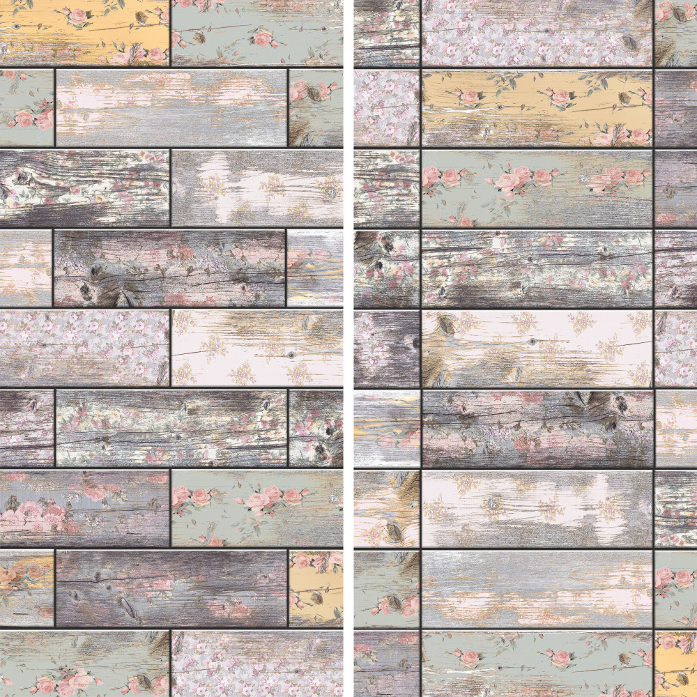 Java Wood Decor 3 in. x 8-7/8 in. Ceramic Wall Tile | Merola Tile