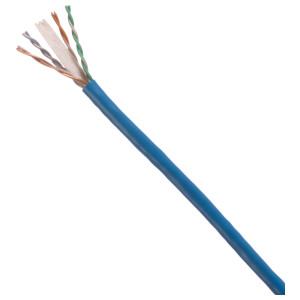 Panduit 6P4P24-BL-S-PAN-AP Copper Cable, Cat 6, 23 AWG, UTP, CMP, Blue ...