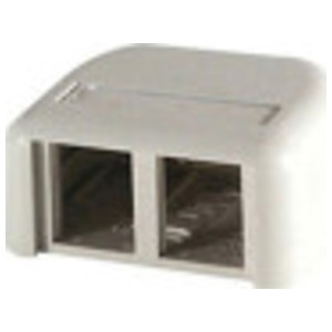 Ortronics (Legrand) OR-KSSMB2 TechChoice® Surface Mount Box With Label ...