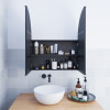 Steel Frame Arch Shape Medicine Cabinet – Future Glass LLC