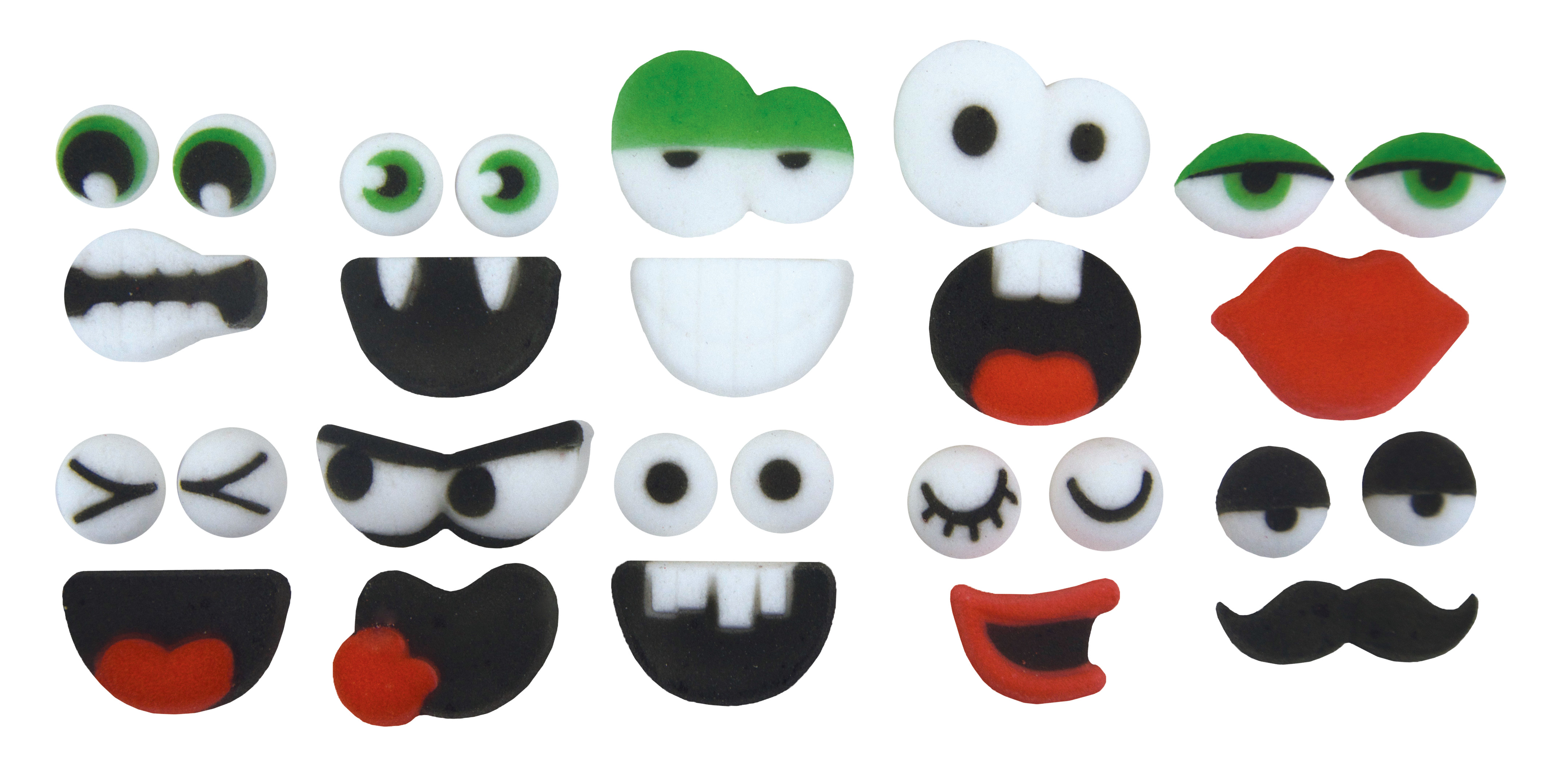Ultimate Face Kit Assortment Dec Ons Decorations | DecoPac