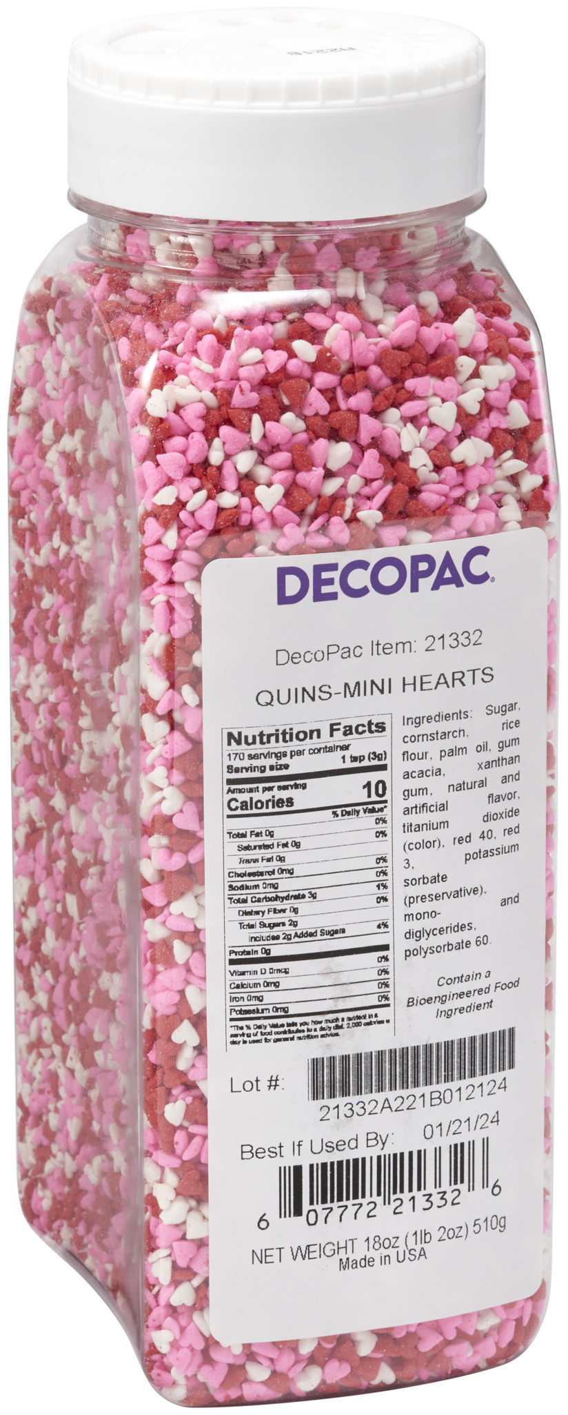 Mini Heart Quins Mix | DecoPac