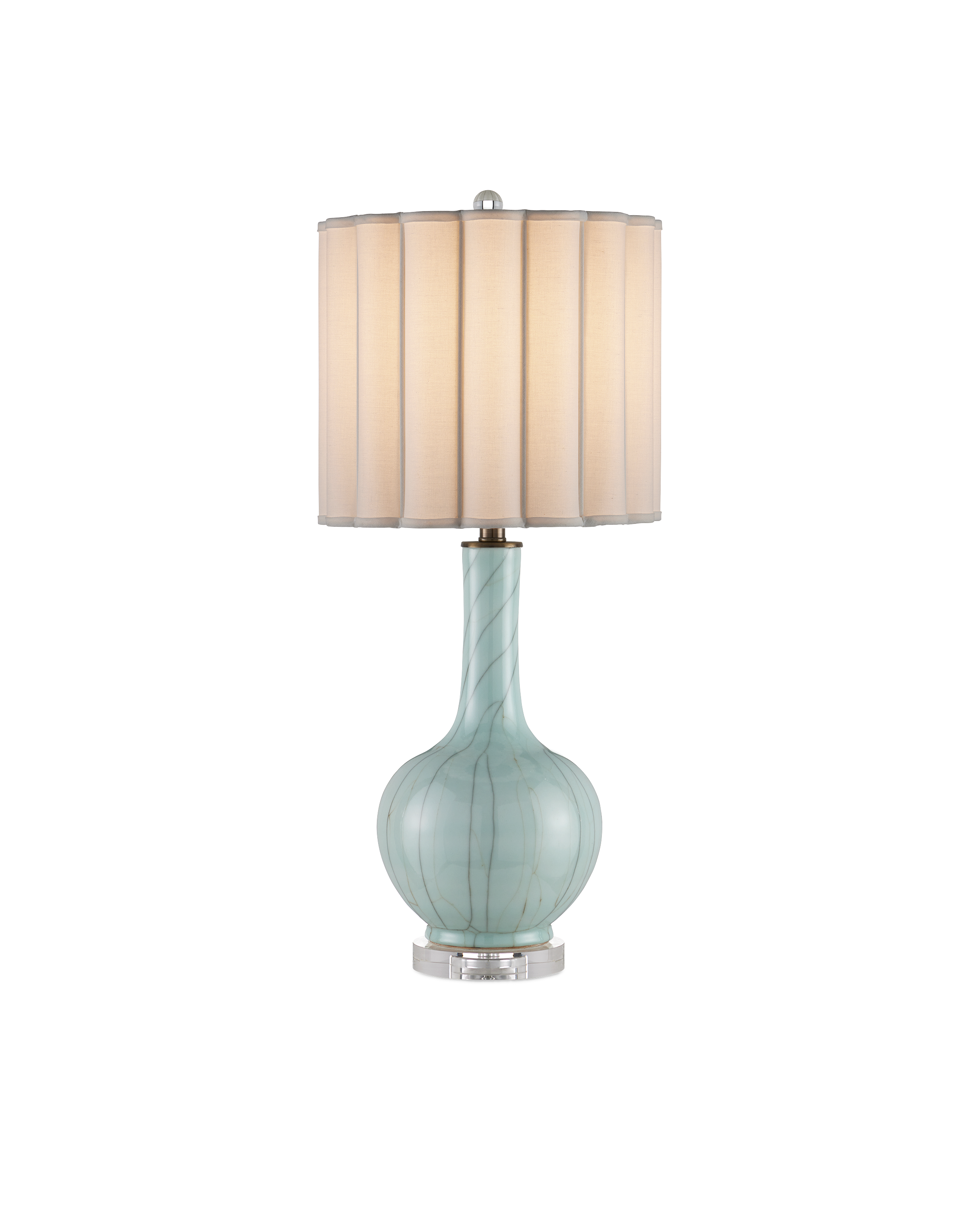 Celadon Crackle Table Lamp