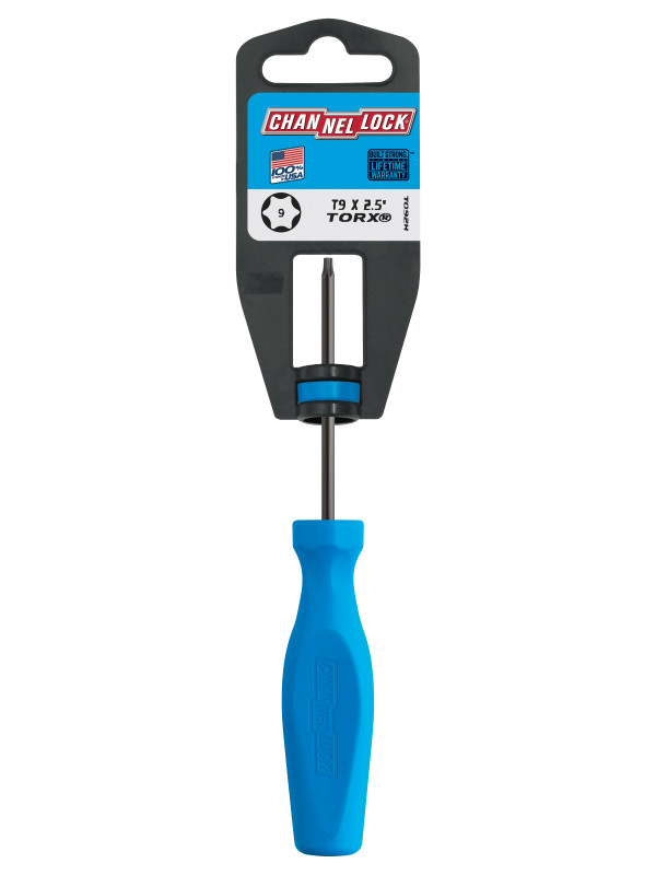 T092H TORX T9 X 2.5-inch Professional Screwdriver - Channellock, Inc.