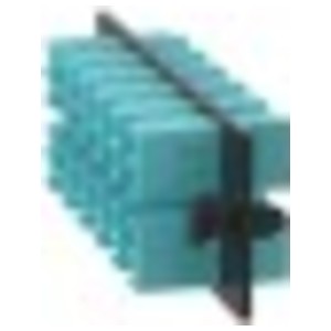 Panduit FAP12WAQDLCZ Opticom® Fiber Adapter Panel, OM4, 12 LC Duplex ...