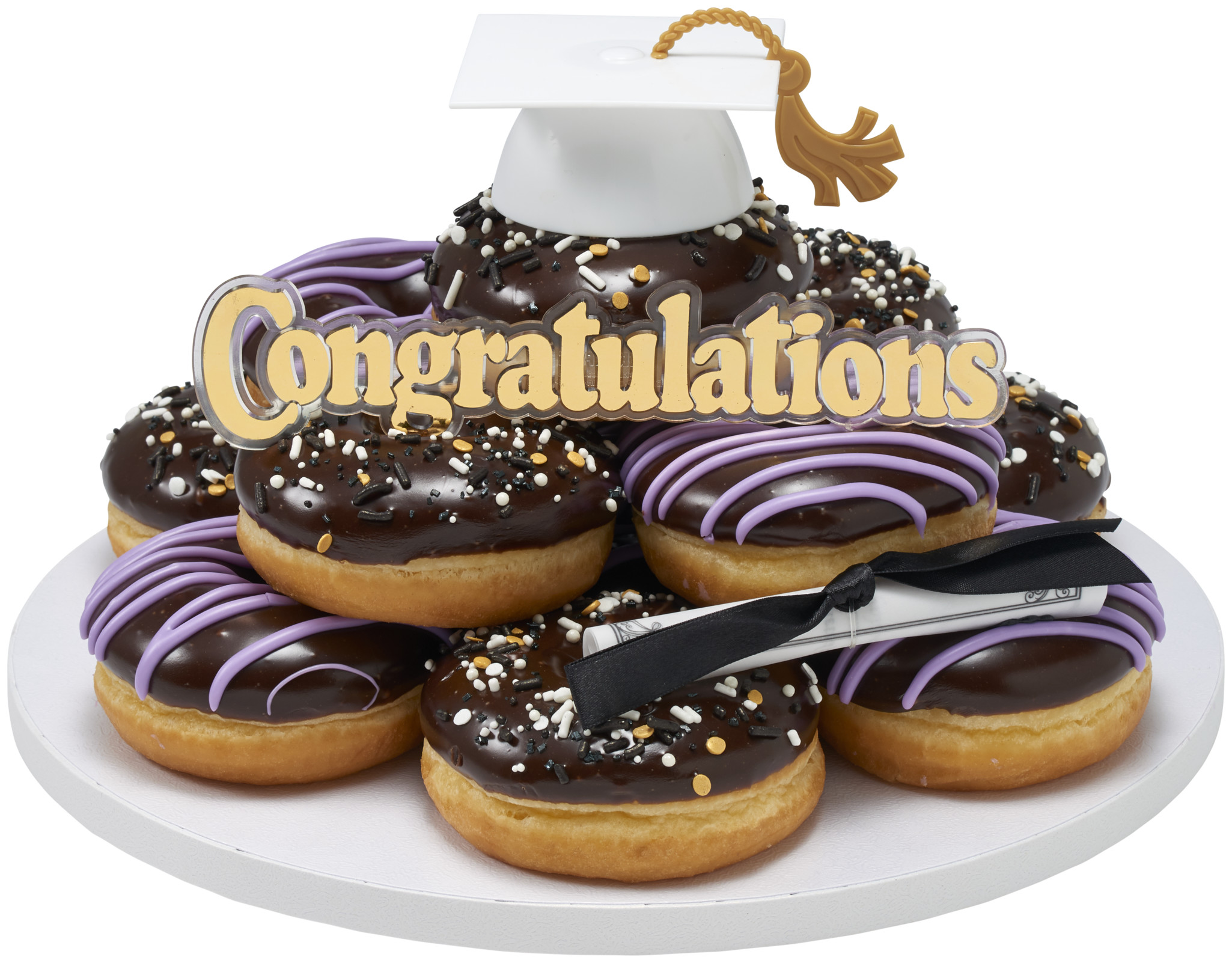 Graduation Diploma With Black Ribbon Layon | DecoPac