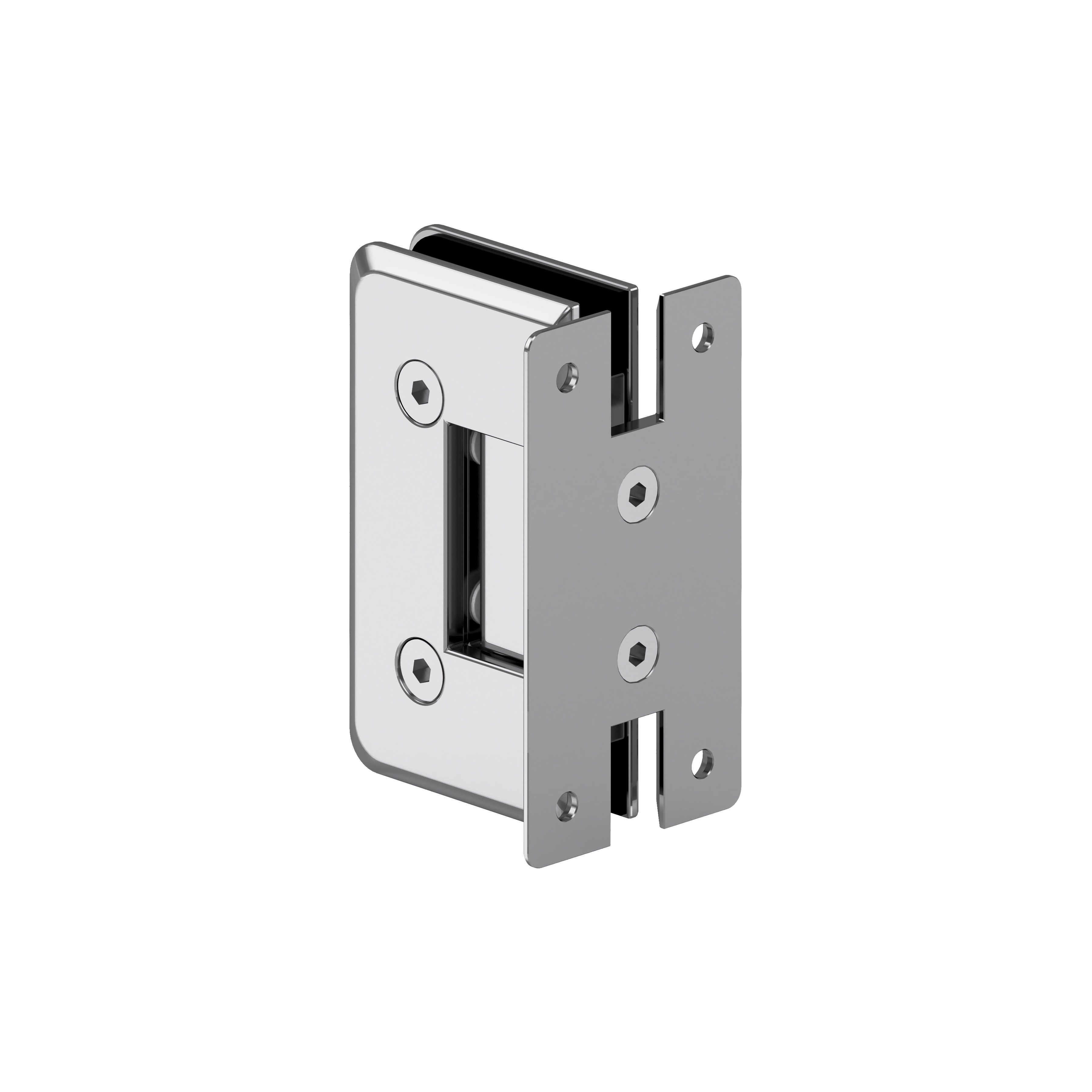 Wall Mount 'H' Back Plate Hinge – Future Glass LLC