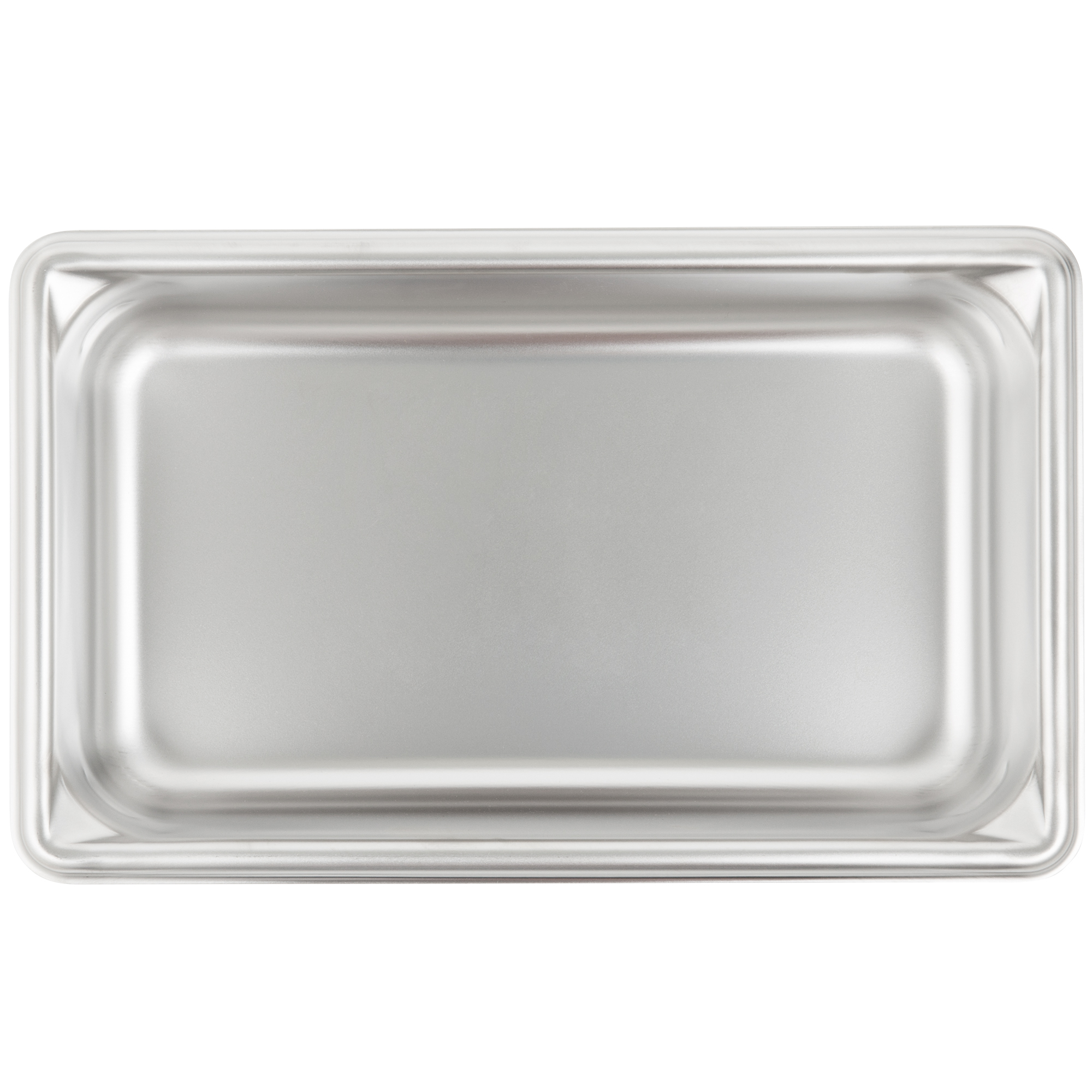 Fourth-size 2 ½-inch-deep Super Pan V® stainless steel steam table pan