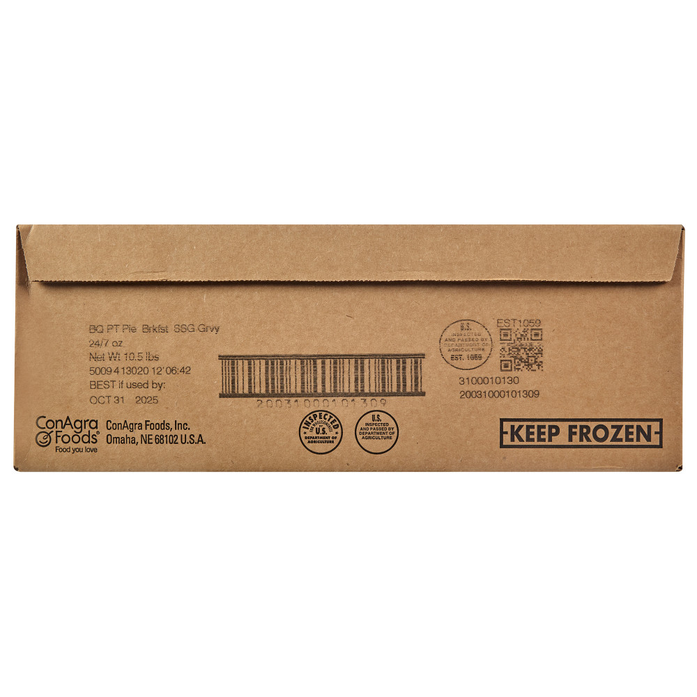 Banquet Deep Dish Sausage and Gravy | Conagra Foodservice