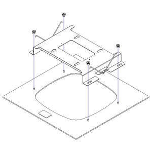 Oberon 37-1007-CW9166 Retrofit Trim For Oberon® Model 1007 Right-Angle ...