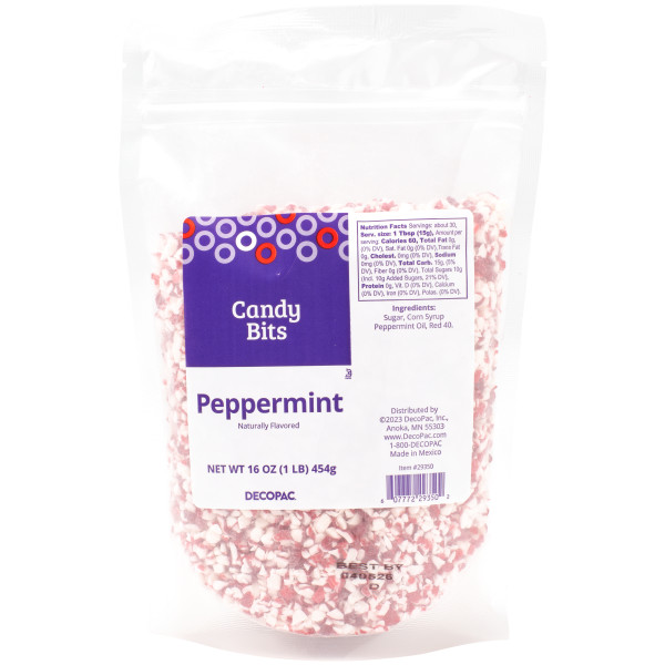 Peppermint Flavored Crunch Candy Bits | DecoPac