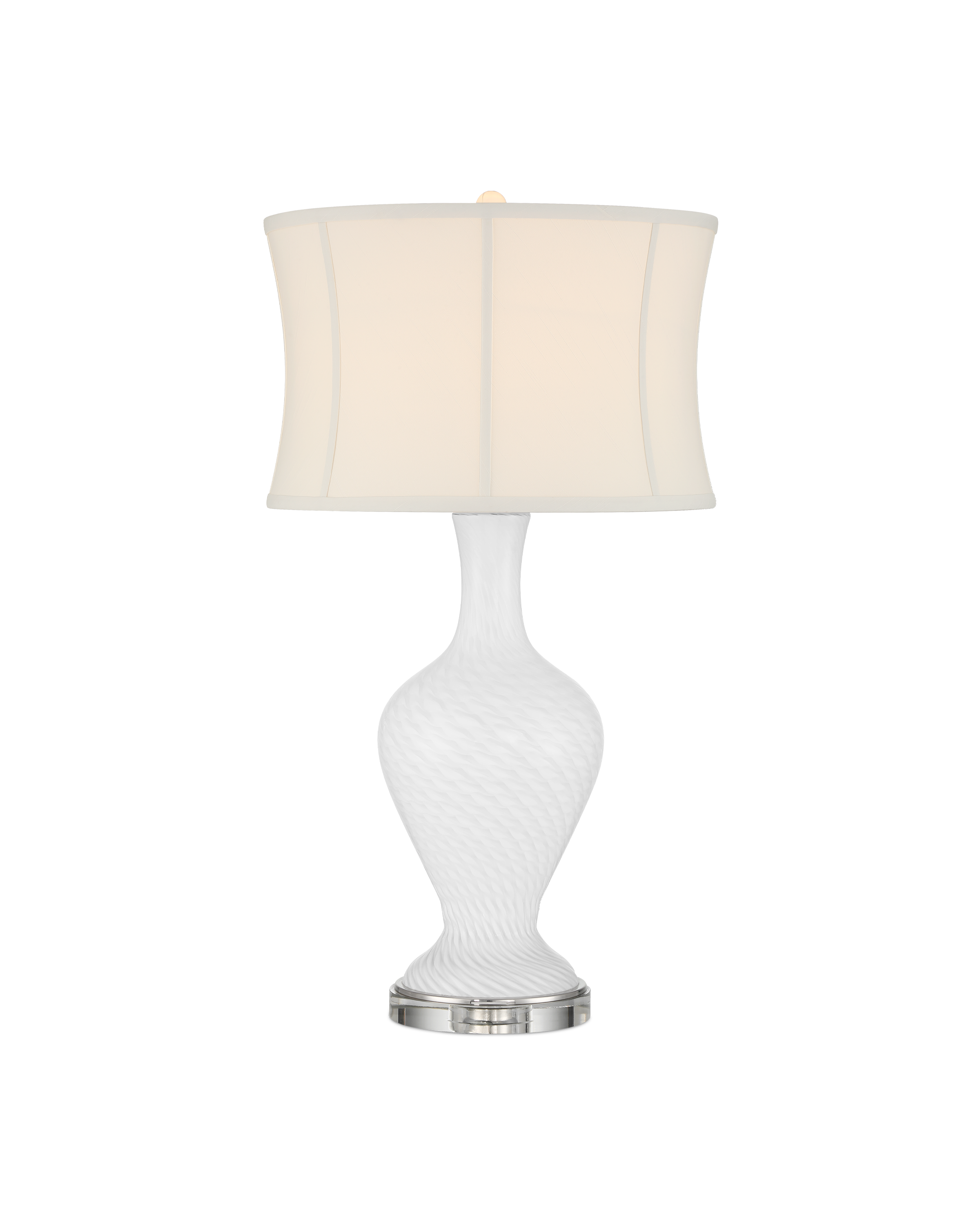 Zeta White Table Lamp