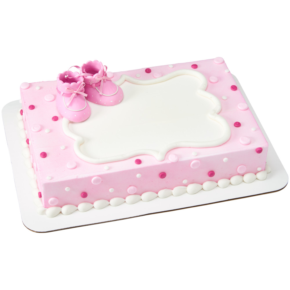 Order Pink Baby Booties Cake Cake from ALBERTSONS #2783 BKY | 2899 ...