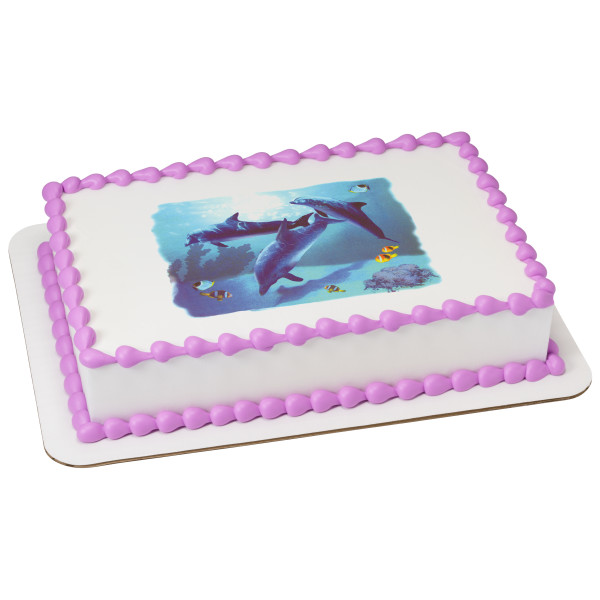 Dolphins Edible Image Decoration | DecoPac