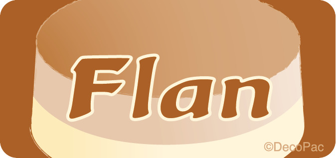 Flan Merchandising Label | DecoPac