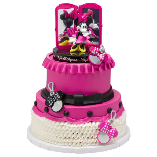 Minnie Mouse Bags Bows Shoes Signature Cake Decoset | DecoPac