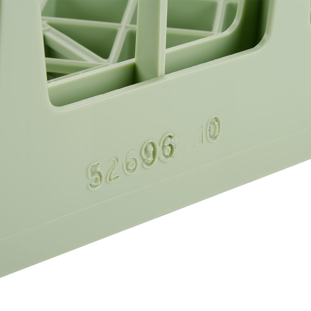 Full-size tall-plus 25-compartment Signature rack in light green with ...